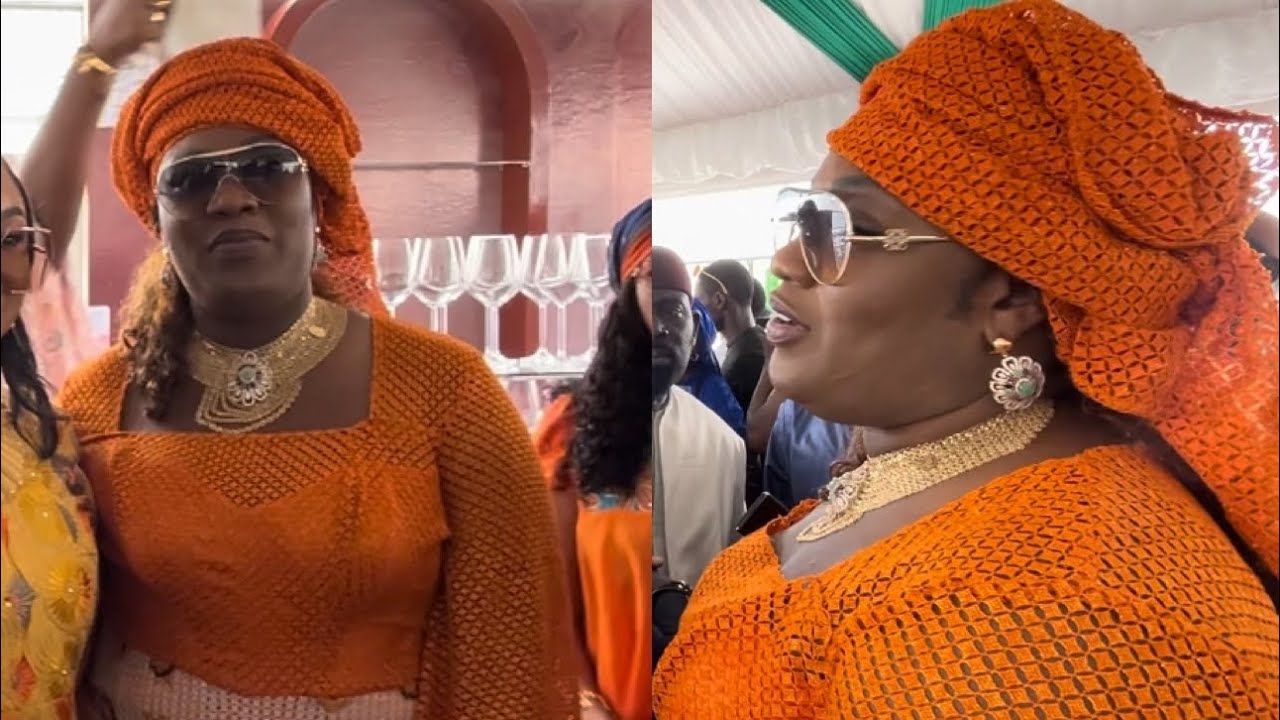 Bijou Ngoné débarque en surprise au grand Gamou de Tivaouane - YouTube