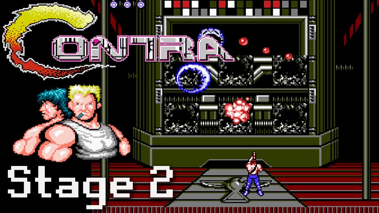 Trying My Favorite Contra Nes Stage 2 Gameplay | Contra NES Stage 2 No ...