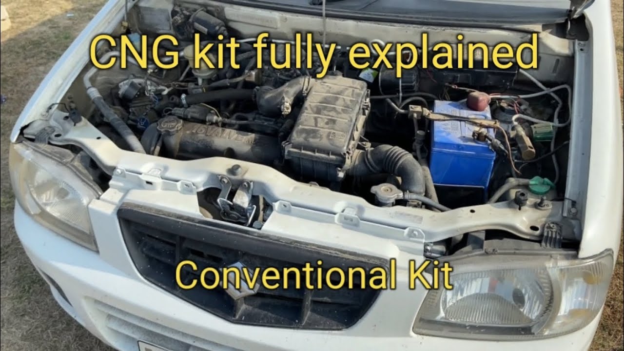 CNG kit installing in Alto || Sequencial kit and Conventional kit ...