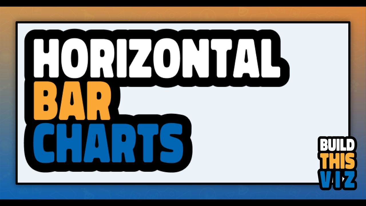 Horizontal Bar Charts in Tableau | Build This Viz | Data Coach - YouTube