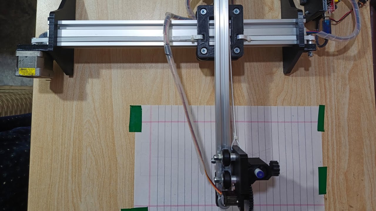 2D plotter using Arduino uno || Arduino cnc drawing machine || IBUM ...