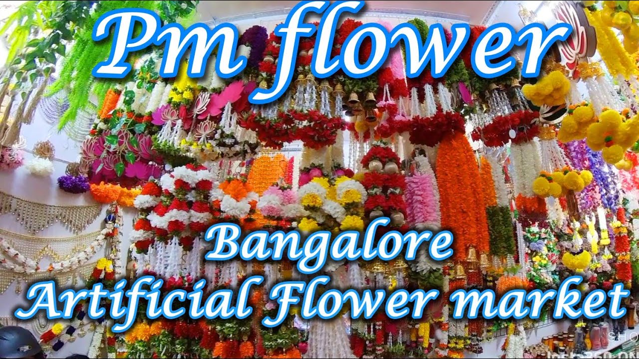 Artificial Flower market || Pm flowers || Ganesh poja special flowers ...