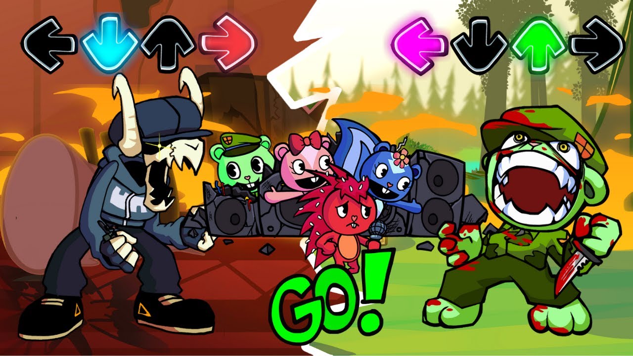 Friday Night Funkin' - Tabi destroys Flippy's House (Tabi vs Flippy ...