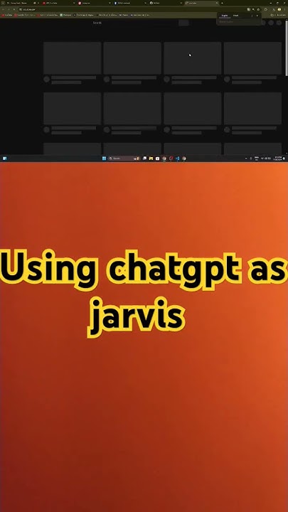 using chatgpt as jarvis || jarvis virtual assistant #jarvis #aiassistant #chatgpt # ...