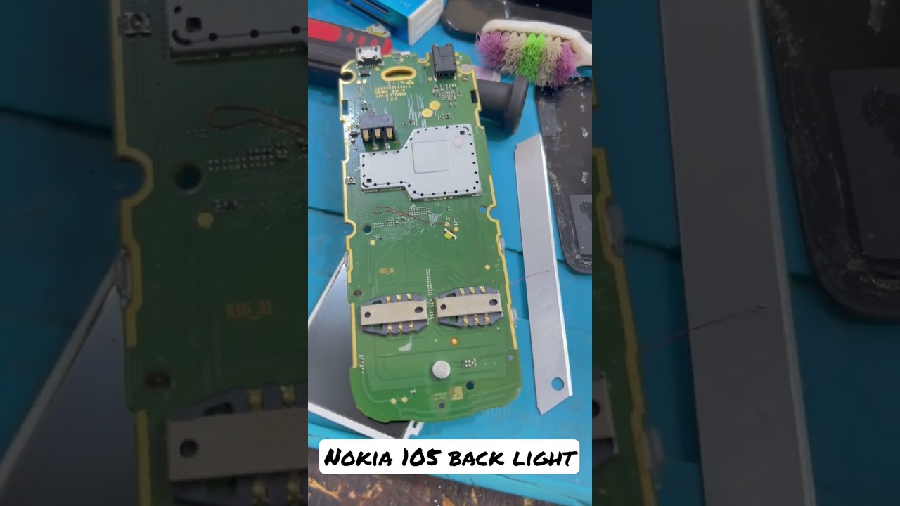 Nokia 105 backlight ways#nokia - YouTube