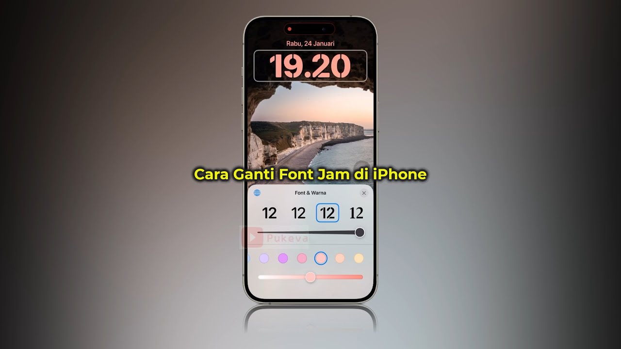 Cara Ganti Font Jam di iPhone dan iPad | Terbaru | iOS 16, iOS 17, dst ...