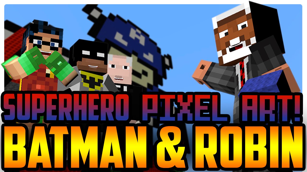 Minecraft Build Battle: SuperHero Challenge! - YouTube