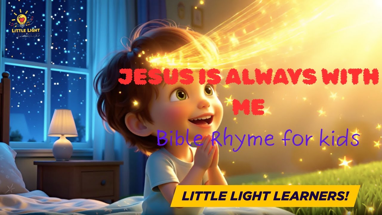 Jesus Is Always With Me 🌞🌈 | Bible Rhyme for Kids | Sunday School Song ...