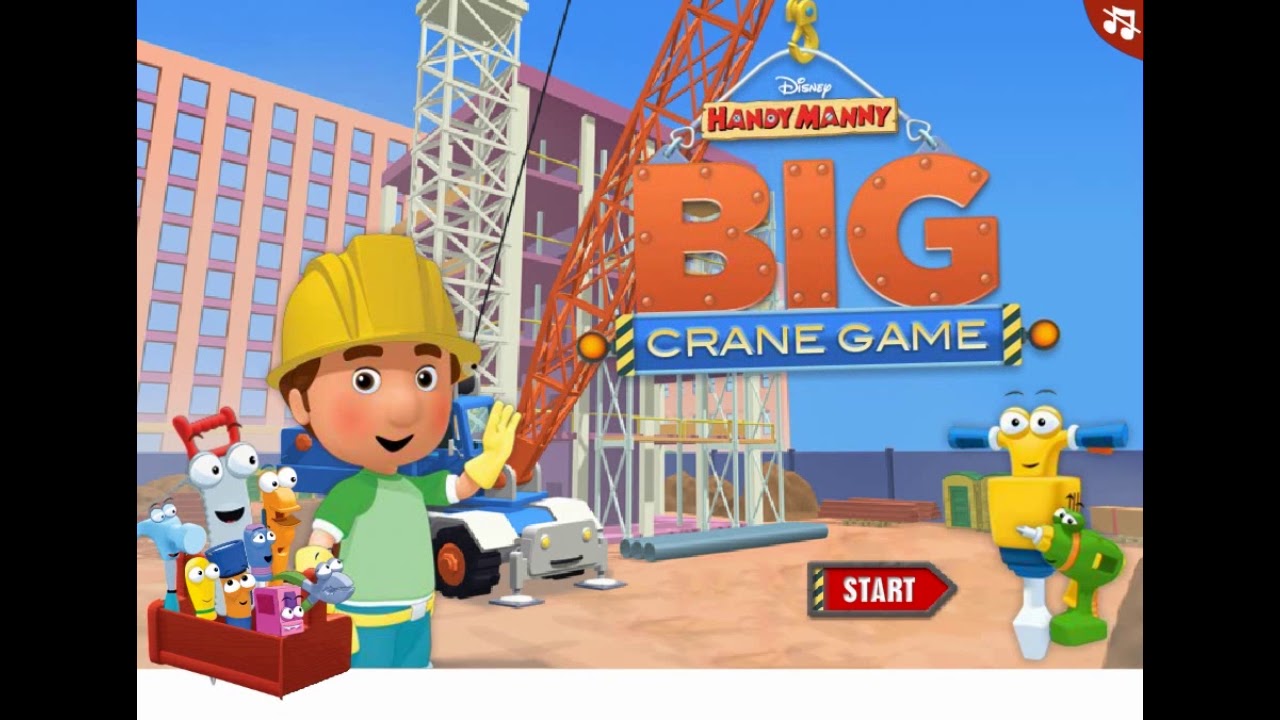 Handy Manny and The Big Crane Games,Games to play for kids in English ...