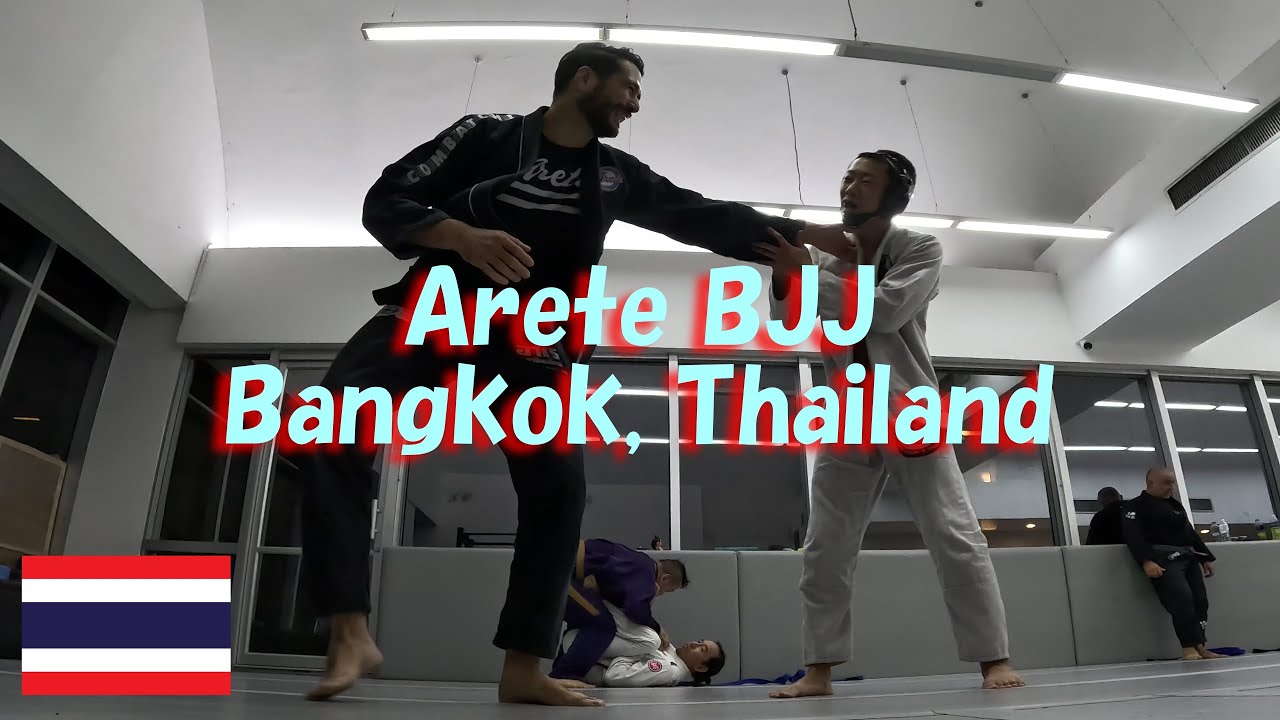 BJJ Rolls - Should I Try to Submit Upper Belts? - Arete Bangkok Thailand - YouTube