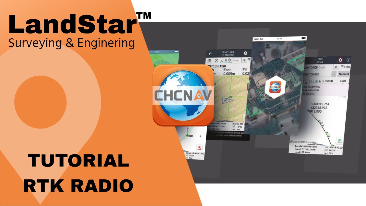 Tutorial Landstar Mode RTK Radio - YouTube