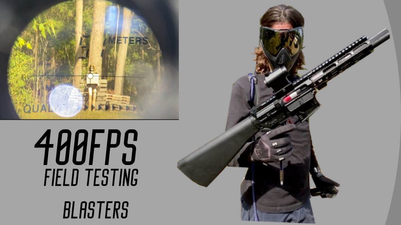 FIELD TESTING MULTIPLE HIGH FPS BLASTERS FEAT- **DSG**/**HPA** - YouTube
