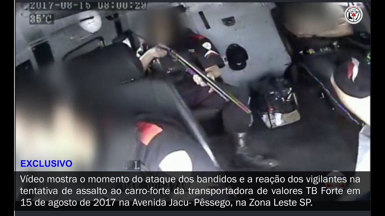 Ataque dos bandidos e a reação dos vigilantes na tentativa de assalto ...