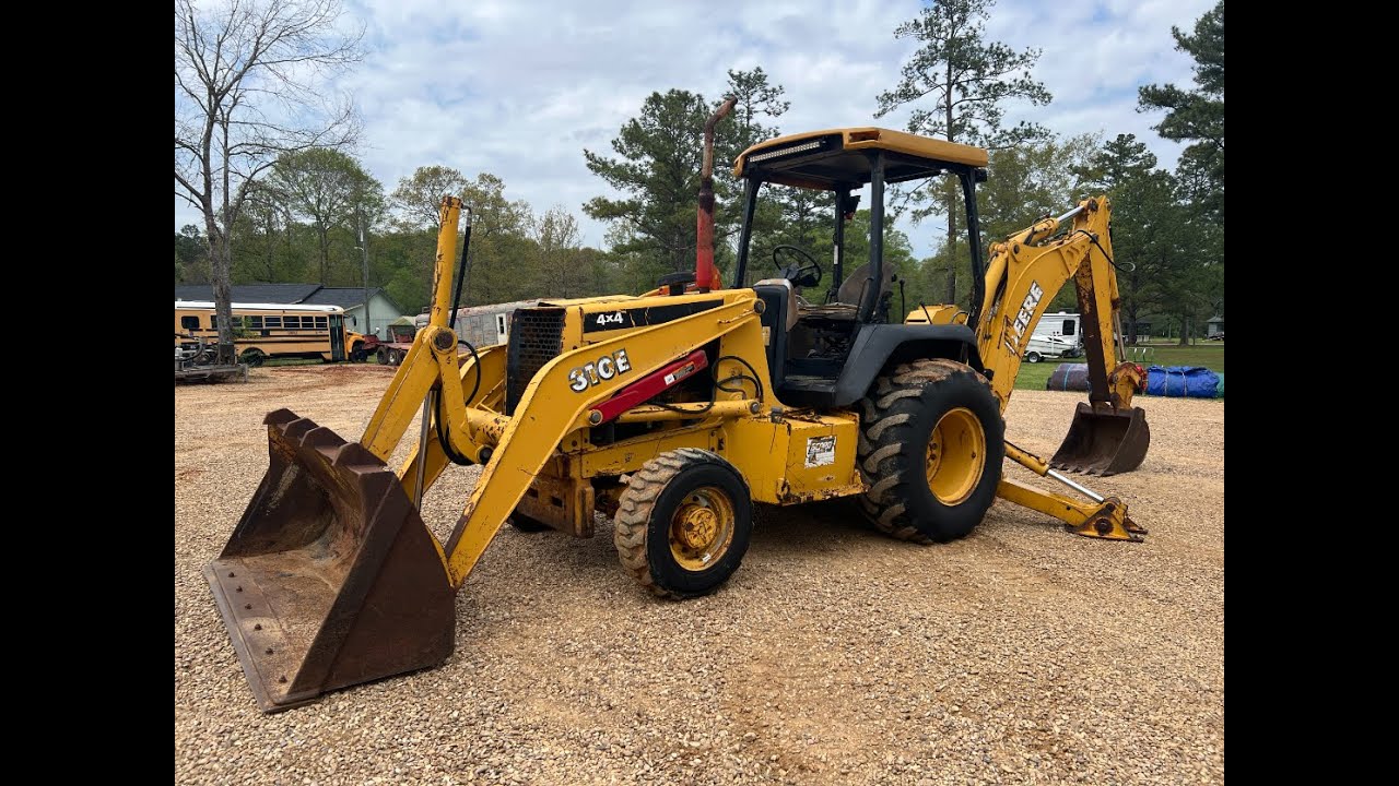 #908 - John Deere 310E 4x4 Loader Backhoe - YouTube
