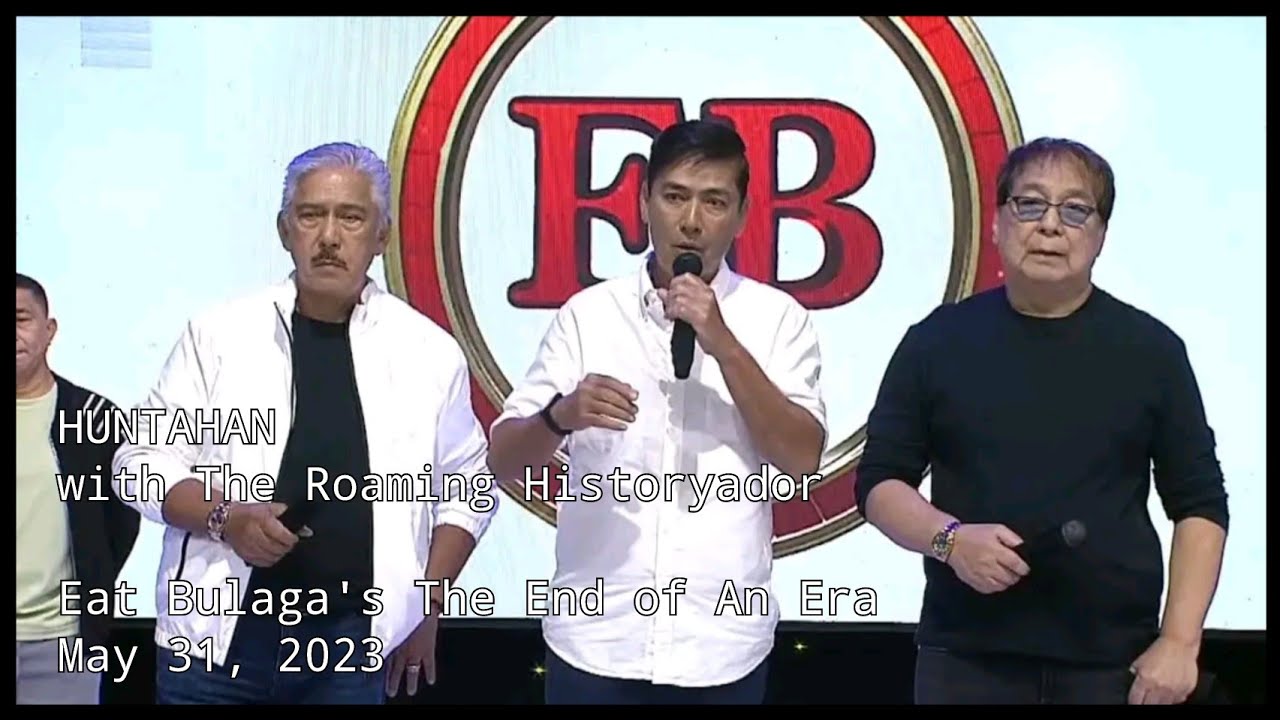 HUNTAHAN with The Roaming Historyador | Episode 2 - Eat Bulaga's The ...