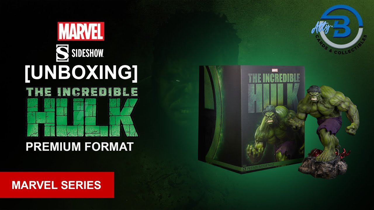 [MARVEL TOY SERIES] UNBOXING SIDE SHOW INCREDIBLE HULK PREMIUM FORMAT ...