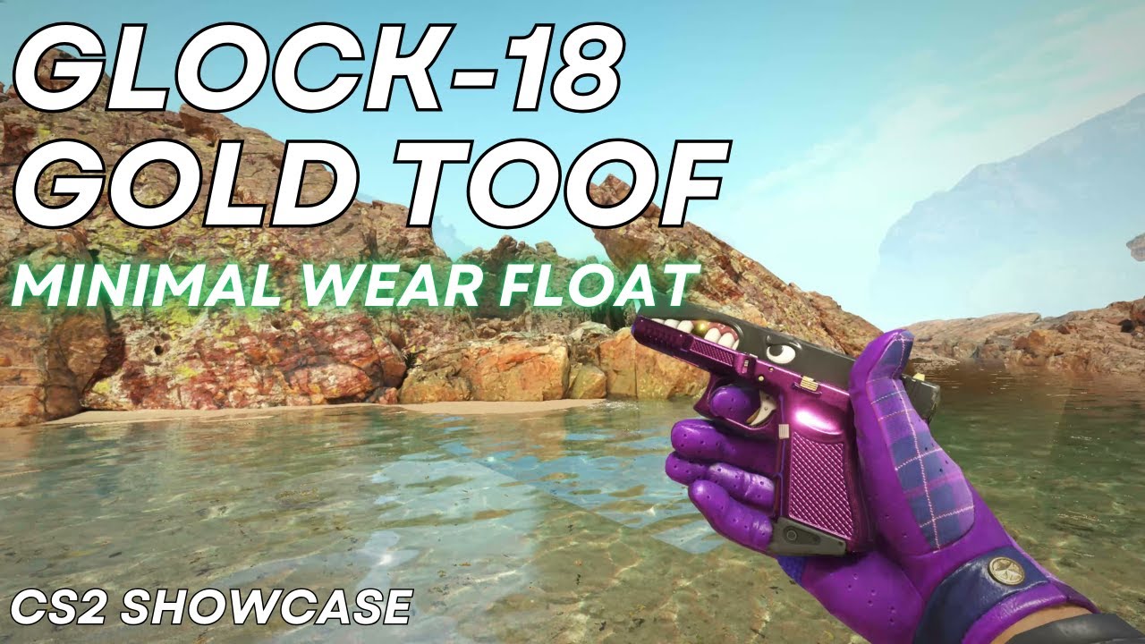 Glock-18 Gold Toof (Minimal Wear) | CS2 Skin Showcase #1099 - YouTube