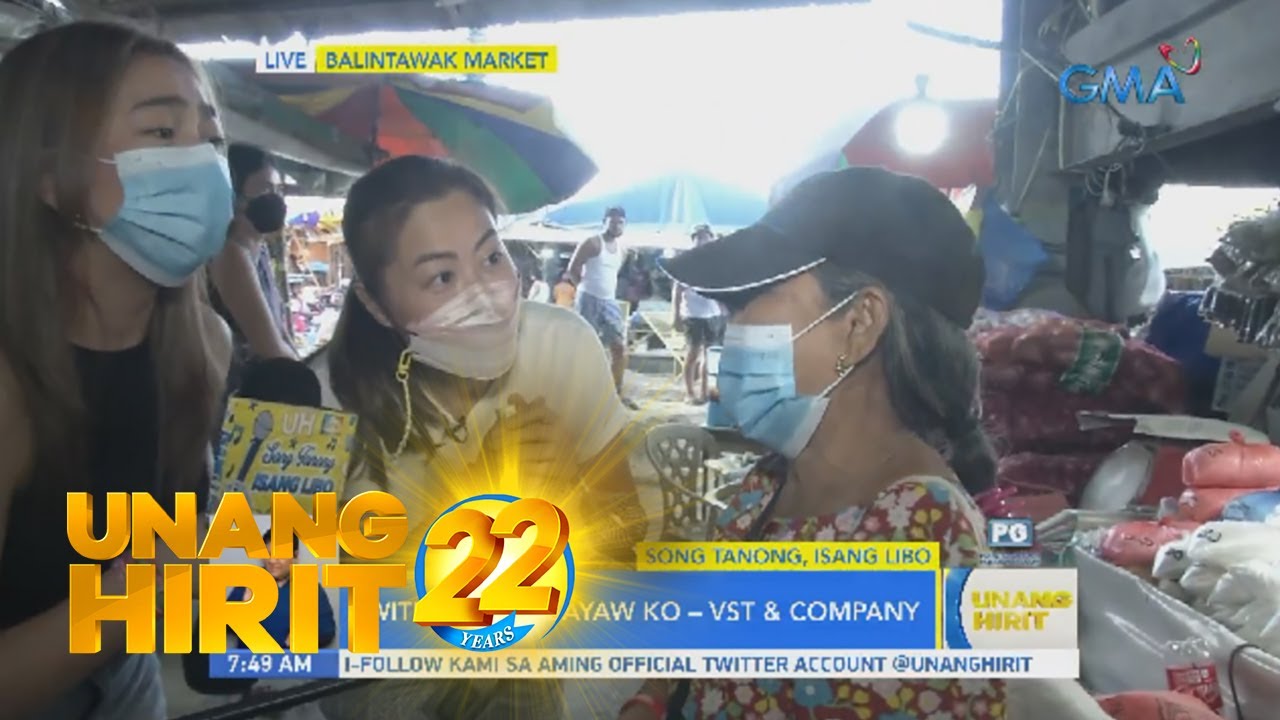 Song Tanong, Isang Libo challenge sa Balintawak Market! | Unang Hirit ...