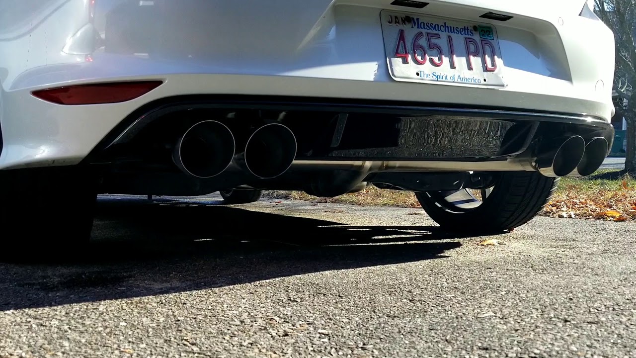 MK7 Golf R APR Exhaust Cold Start - YouTube