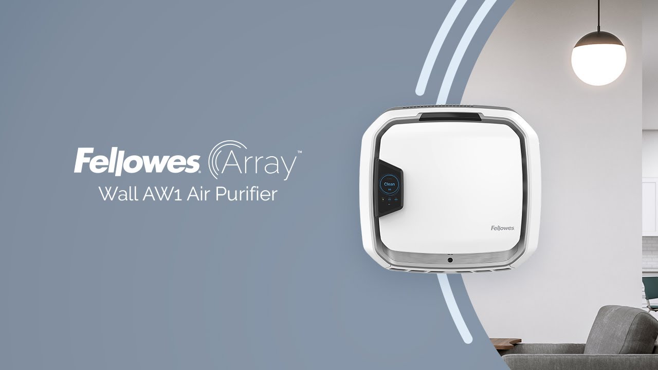 Fellowes Array™ Wall AW1 Air Purifier - YouTube
