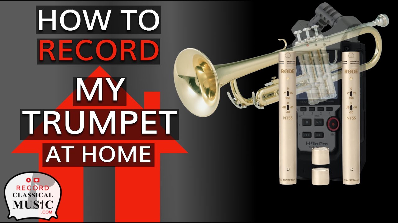 How to record my trumpet Zoom H4n Pro recording my trumpet at home RODE ...