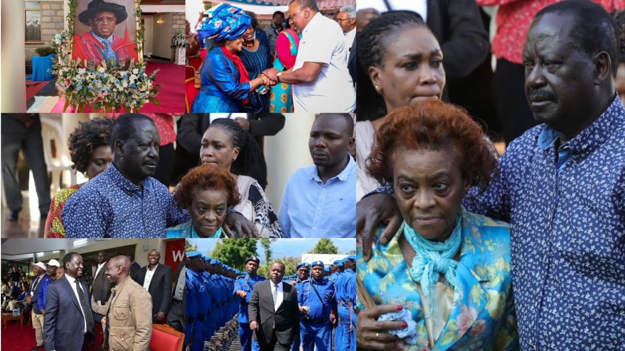 MAGOHA'S BURIAL LIVE RUTO MEETS RAILA, UHURU &MATIANG'I TODAY|MAGOHA ...