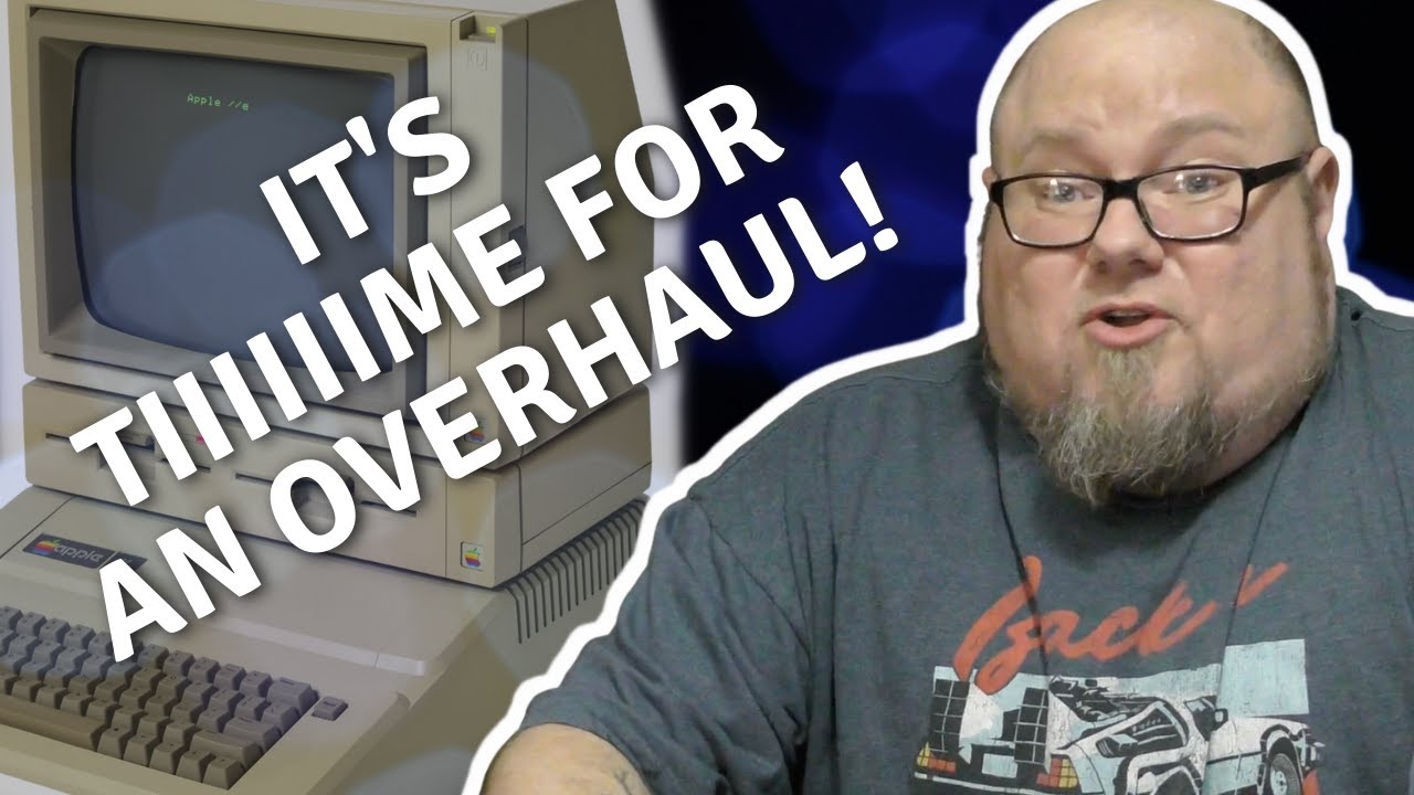 Making A Fully Functional Apple IIe From 2 Machines (& Upgrades!) - YouTube