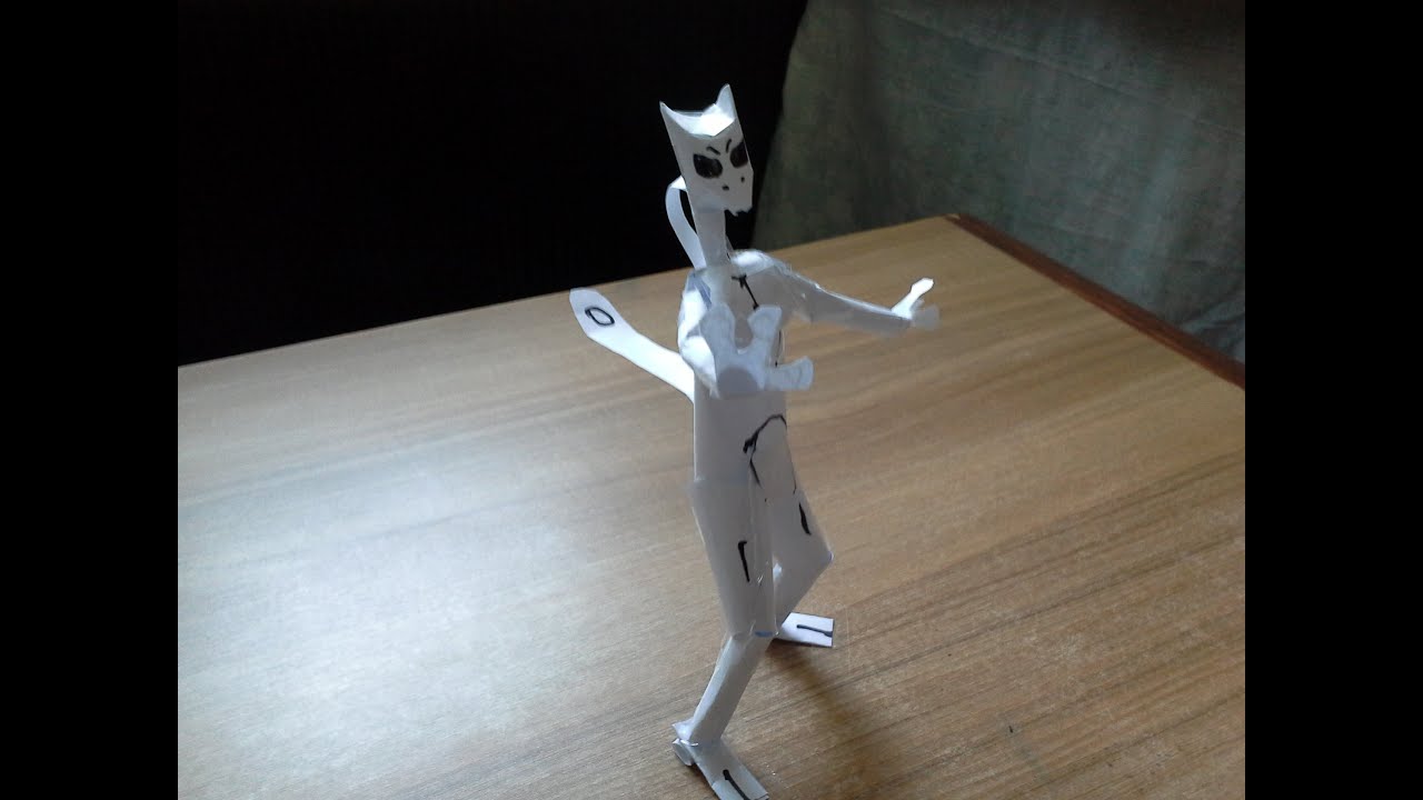 How to make Paper Mewtwo action figure | TUTORIAL | - YouTube