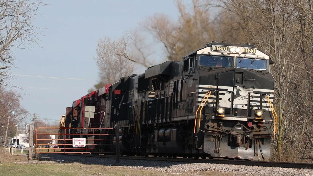 NS 8120 with RS5T through Pewaukee, WI 04/24/2018 - YouTube