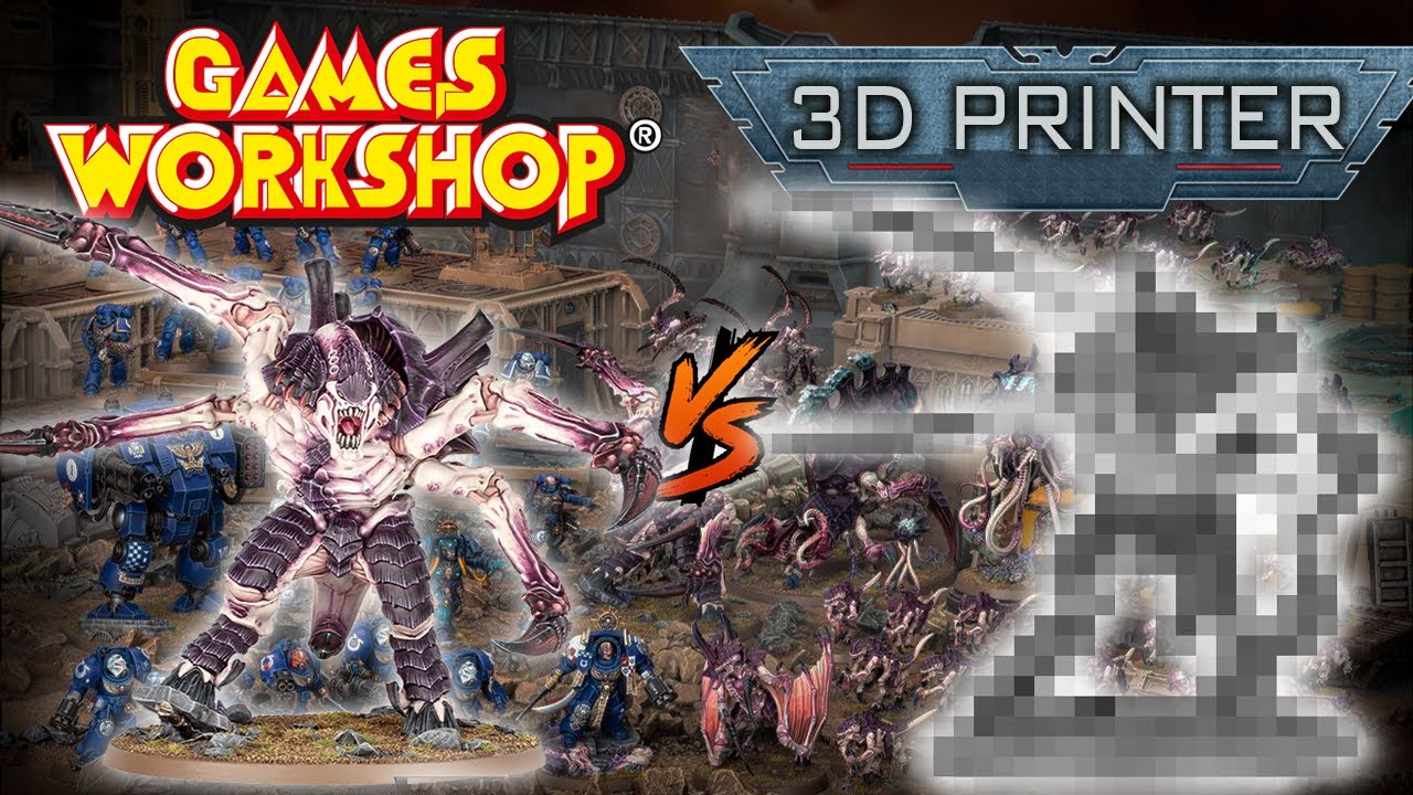 Screamer-Killer Warhammer 40k 3D Printed Model Spotlight - YouTube