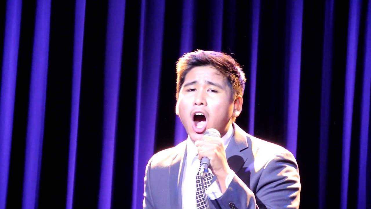 Mark Anthony Atienza singing "Go the Distance" @ Teatrino Promenade ...