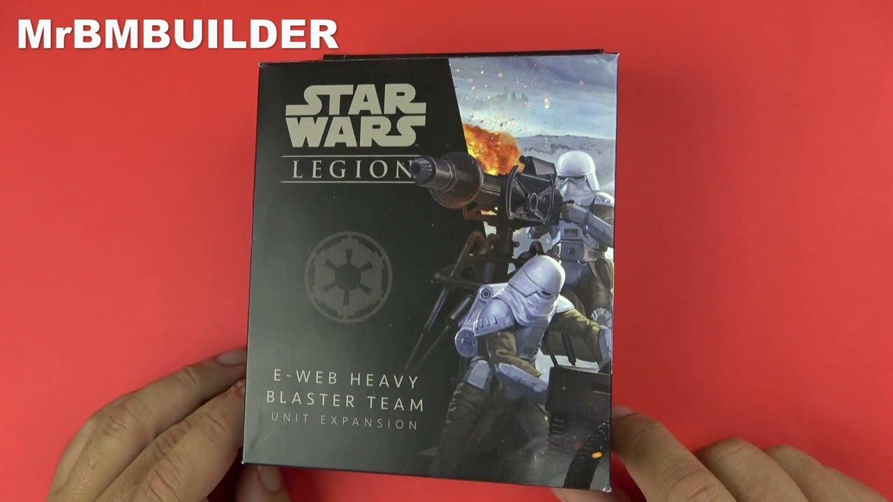 Star Wars Legion E-Web Heavy Blaster Team Unit - YouTube