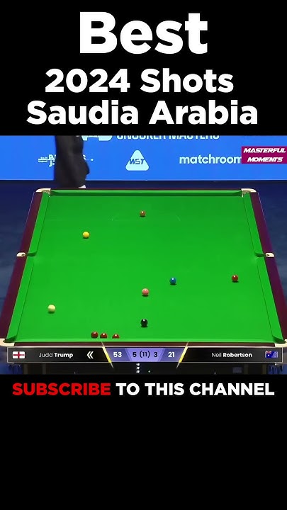 2024's Most ASTONISHING Saudi Arabia Snooker Masters Shots! #snookerism #shorts #snooker #wst ...
