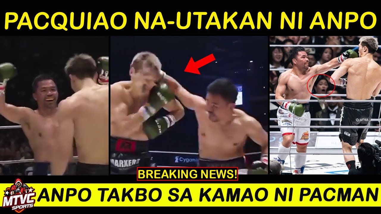 BREAKING: PACQUIAO Na-Utakan ni Anpo! Tumakbo Bigla sa Kamao ng Pinoy ...