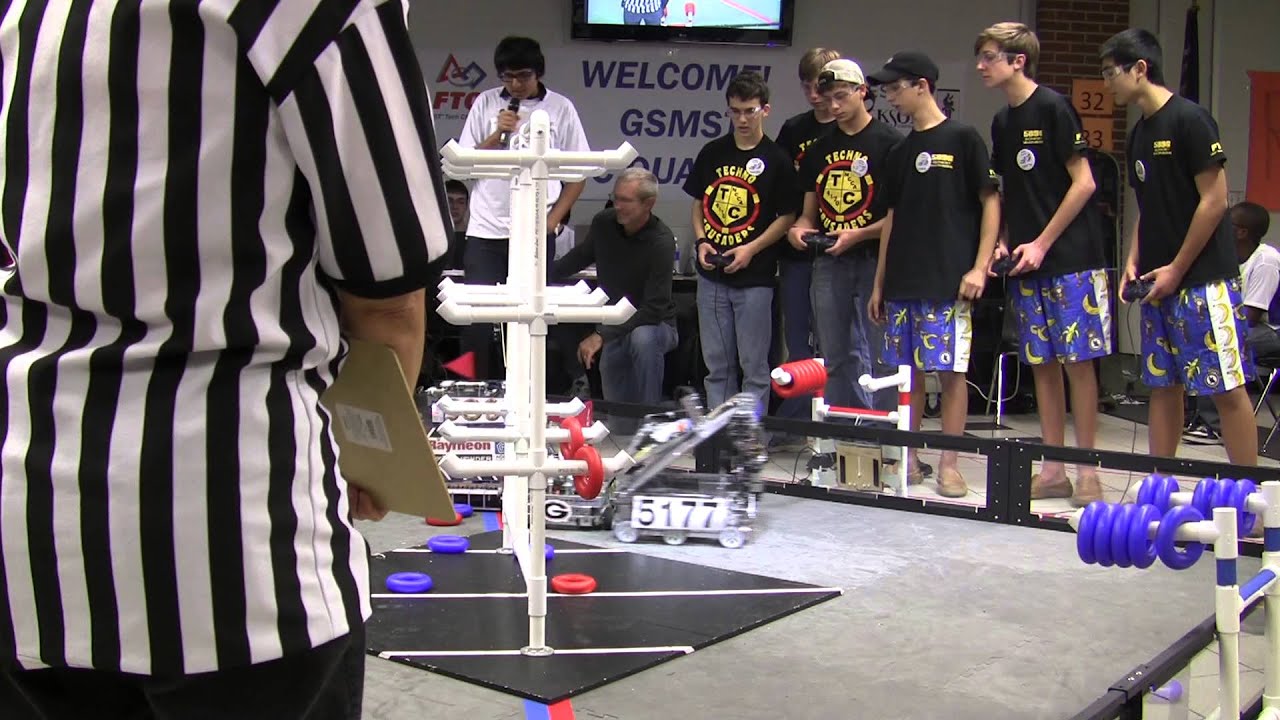 Semifinal 3: FTC 5096 Monkey Madness at GSMST qualifer - Ring it Up ...