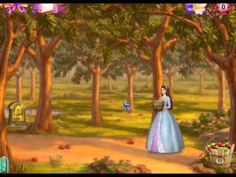 Прохождение игры Барби Принцесса и Нищенка Поиски яблоневого сада - YouTube