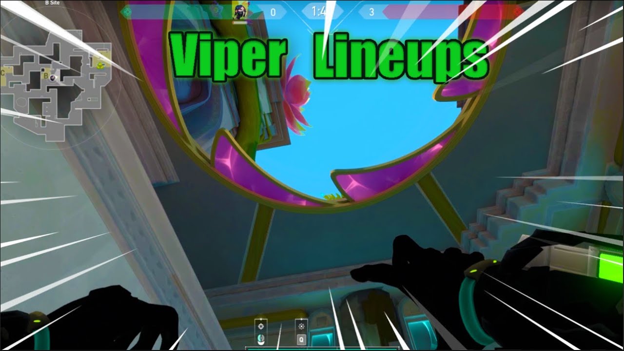 NEW Valorant Map Lotus Viper Lineups - YouTube