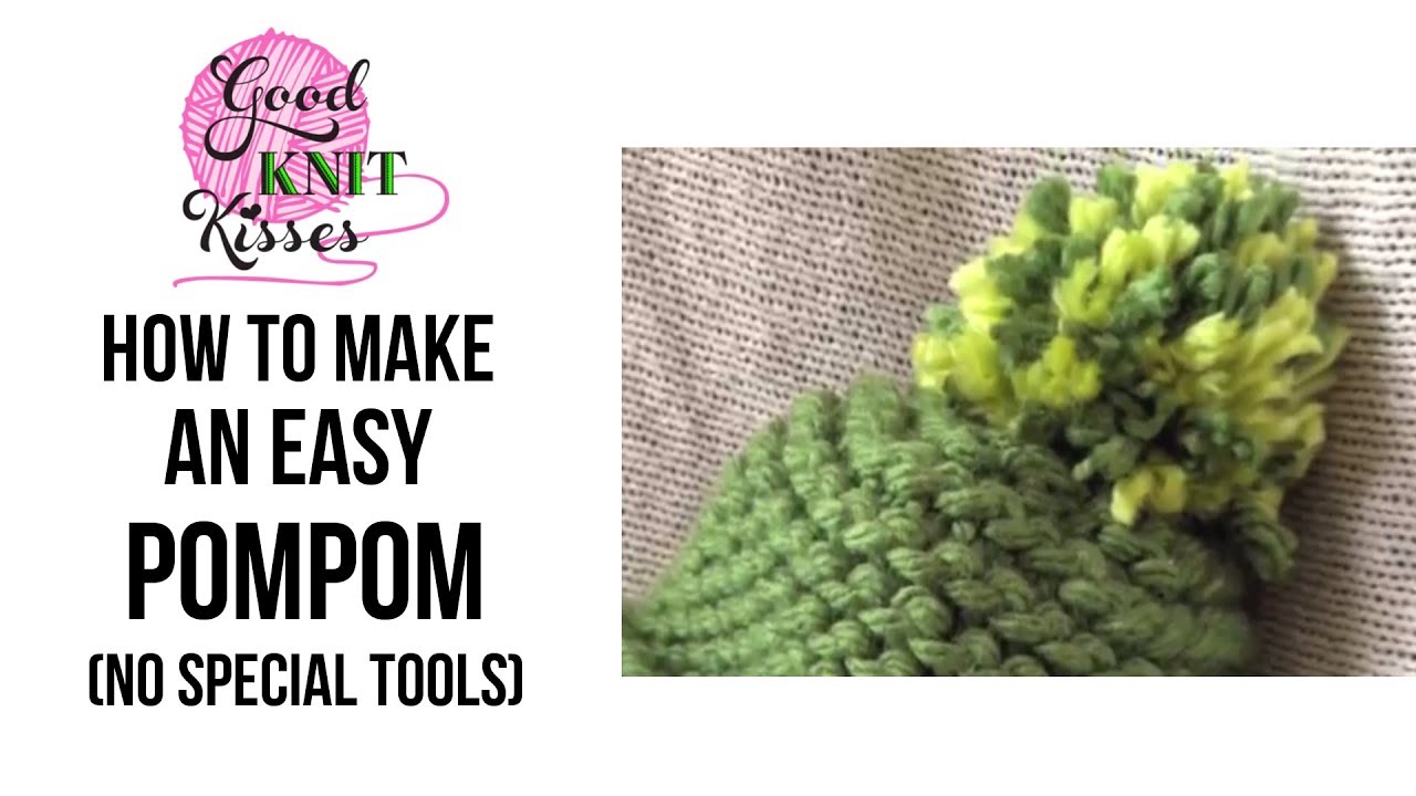 Crafts: How to Make an easy PomPom - YouTube