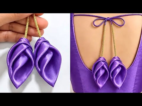 New and trending blouse latkan designkapde se Latkan Banane ka TarikaLatkan Design Latkan