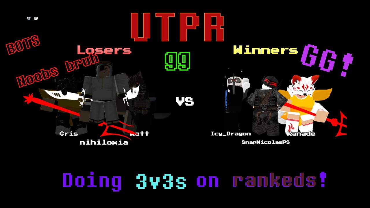 [UTPR] 3vs3 RANKEDS! - YouTube