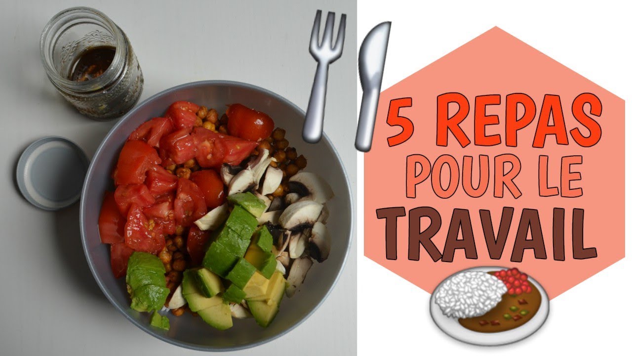 5 IDÉES DE REPAS à emporter au travail / à l'école | La Vie En Rousse ...