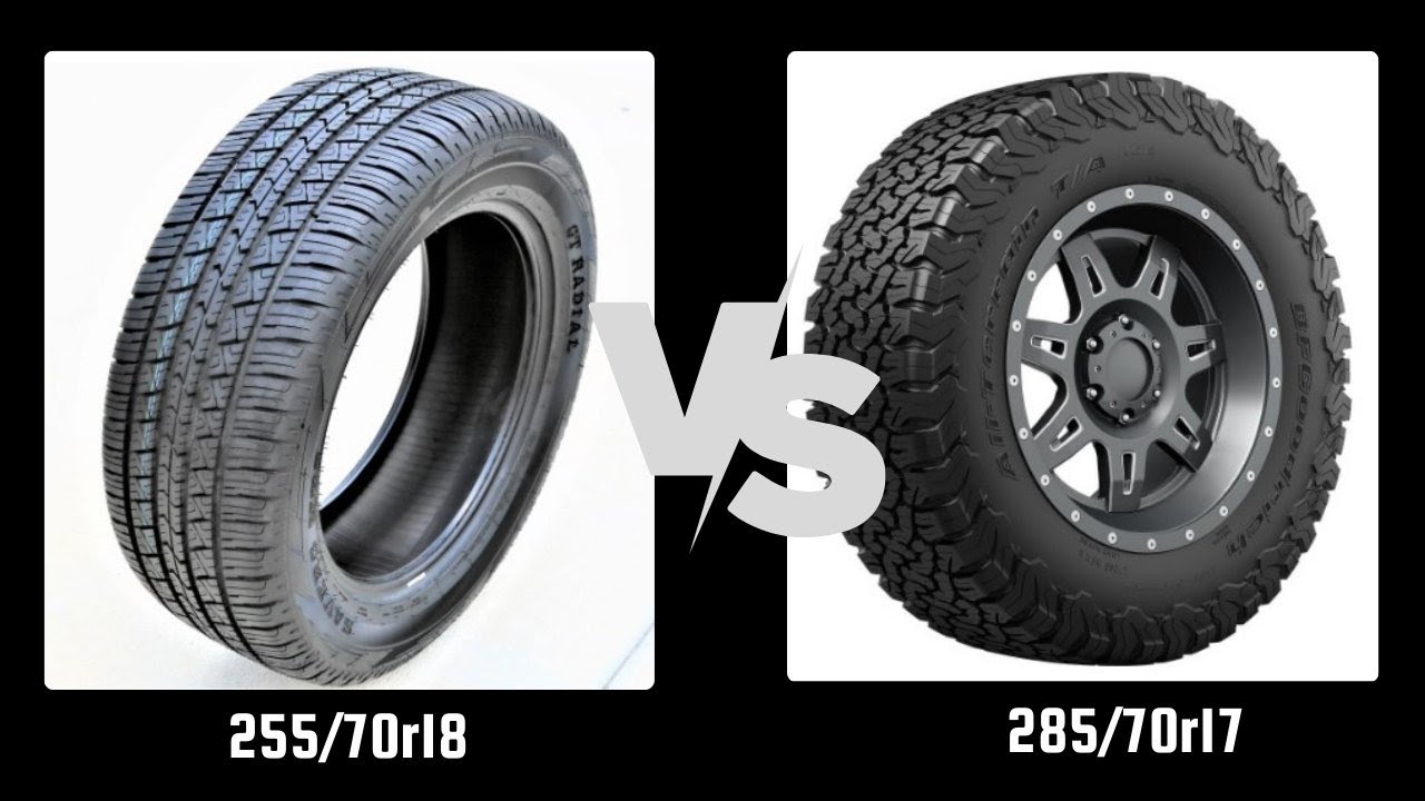 Tire Size 255/70r18 vs 285/70r17 - YouTube