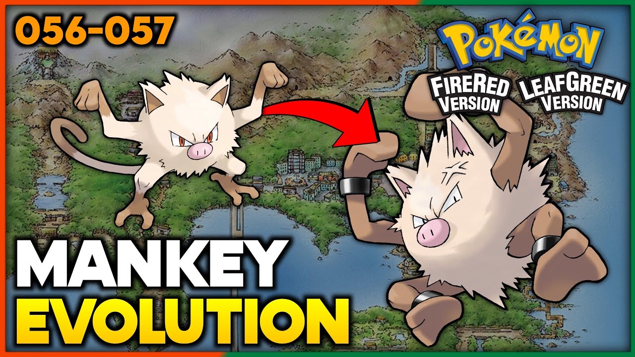 Pokemon Fire Red & Leaf Green - How To Evolve Mankey into Primeape ...