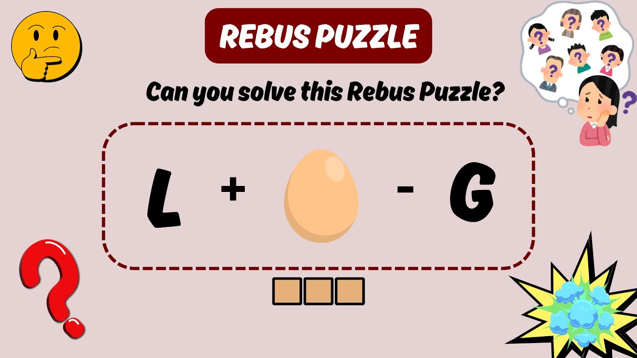 Hard PUZZLES to test your brain | Puzzles with Answers| IQ TEST | REBUS ...