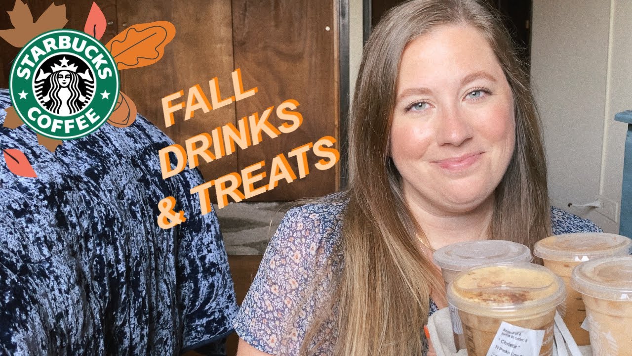 TRYING STARBUCKS NEW FALL DRINKS AND TREATS! (starbucks fall menu 2020 ...