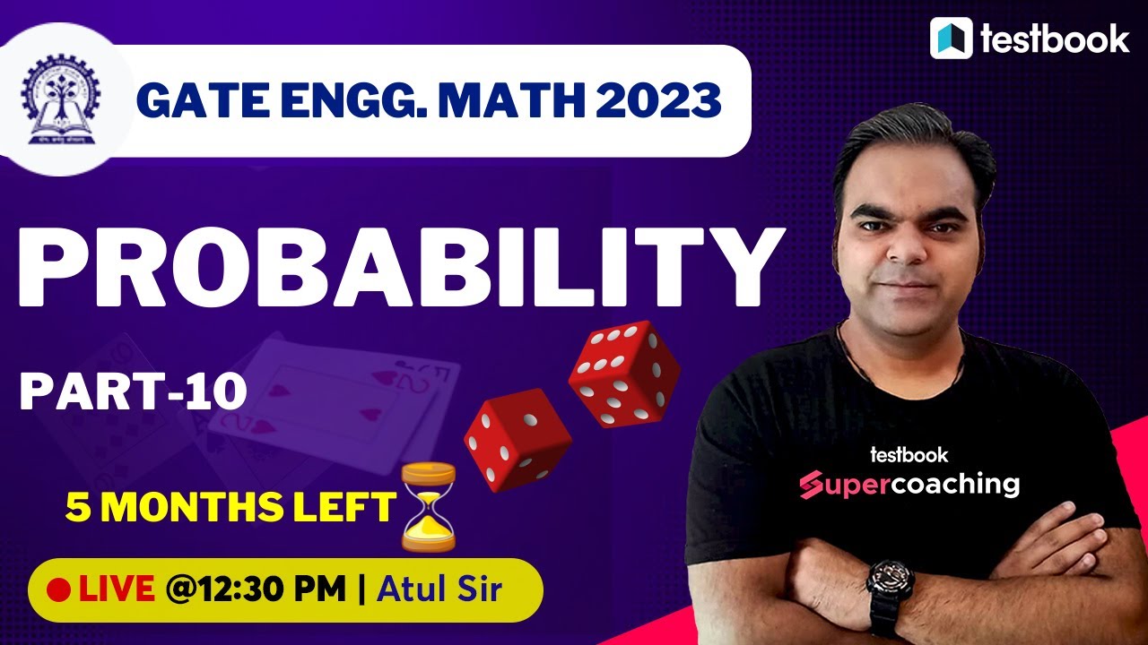 GATE Math Preparation 2023 | Probability for GATE Exam 2023 | Probability Questions GATE | |Atul ...