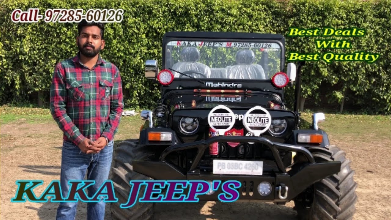 SUPER MODIFIED JEEPS WITH DIFFERENT FEATURES | KAKA JEEPS | FOR ORDER ...