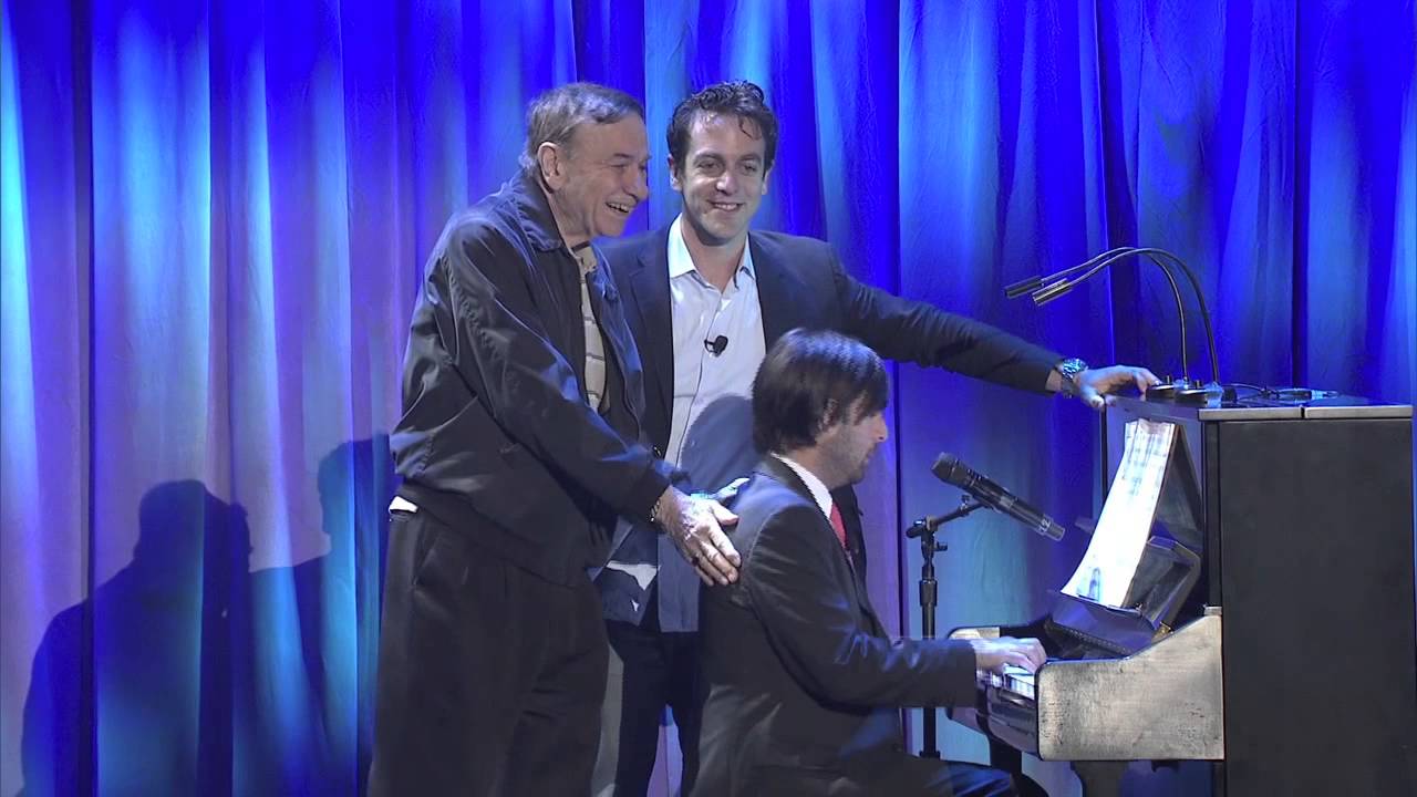 Sherman Brothers actors sing with Richard Sherman at Disney's D23 Expo ...