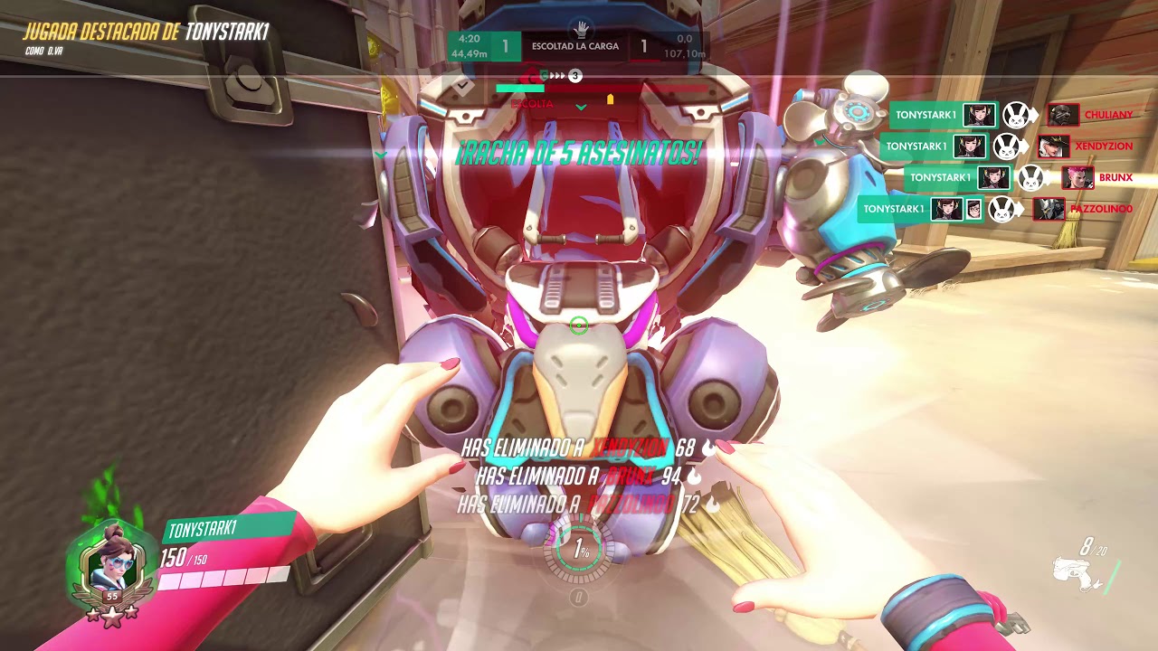 jugada destacada overwatch dva Competitivo - YouTube