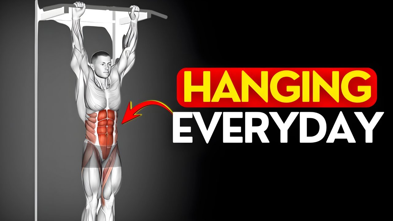 Top 4 Hanging Exercises For Core Strength And Abs - YouTube